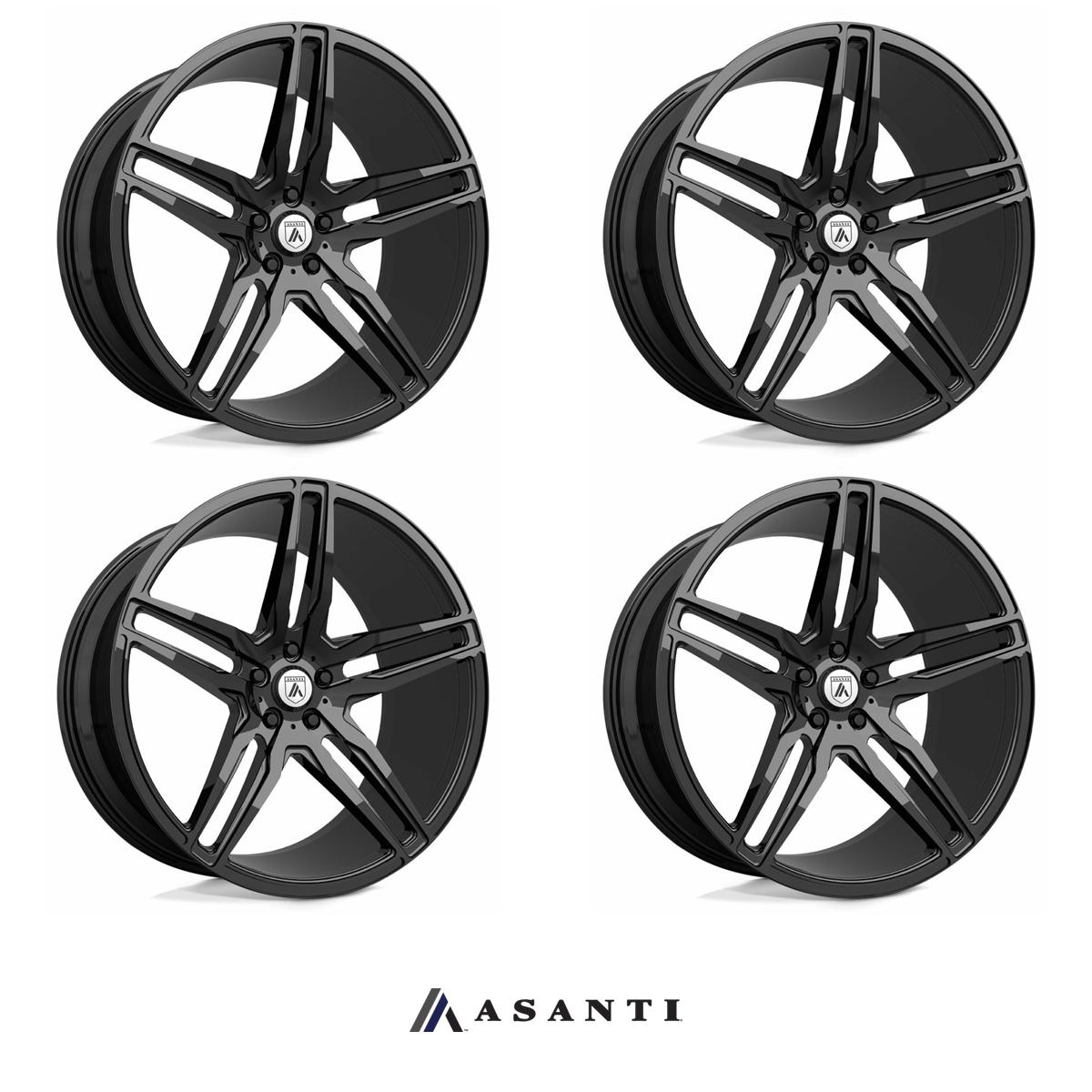 19" ASANTI ABL-12 ORION w/ 245/45R19 Performance Wheel & Tire for 2017 ...