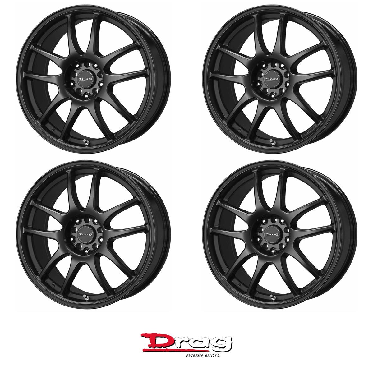 16" DRAG DR-31 w/ 195/55R16 Performance Wheel & Tire for 2014-2016 ...