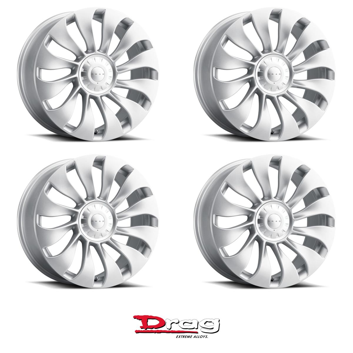 18" DRAG DR-83 w/ 255/55R18 Performance Wheel & Tire Package for 2014 ...