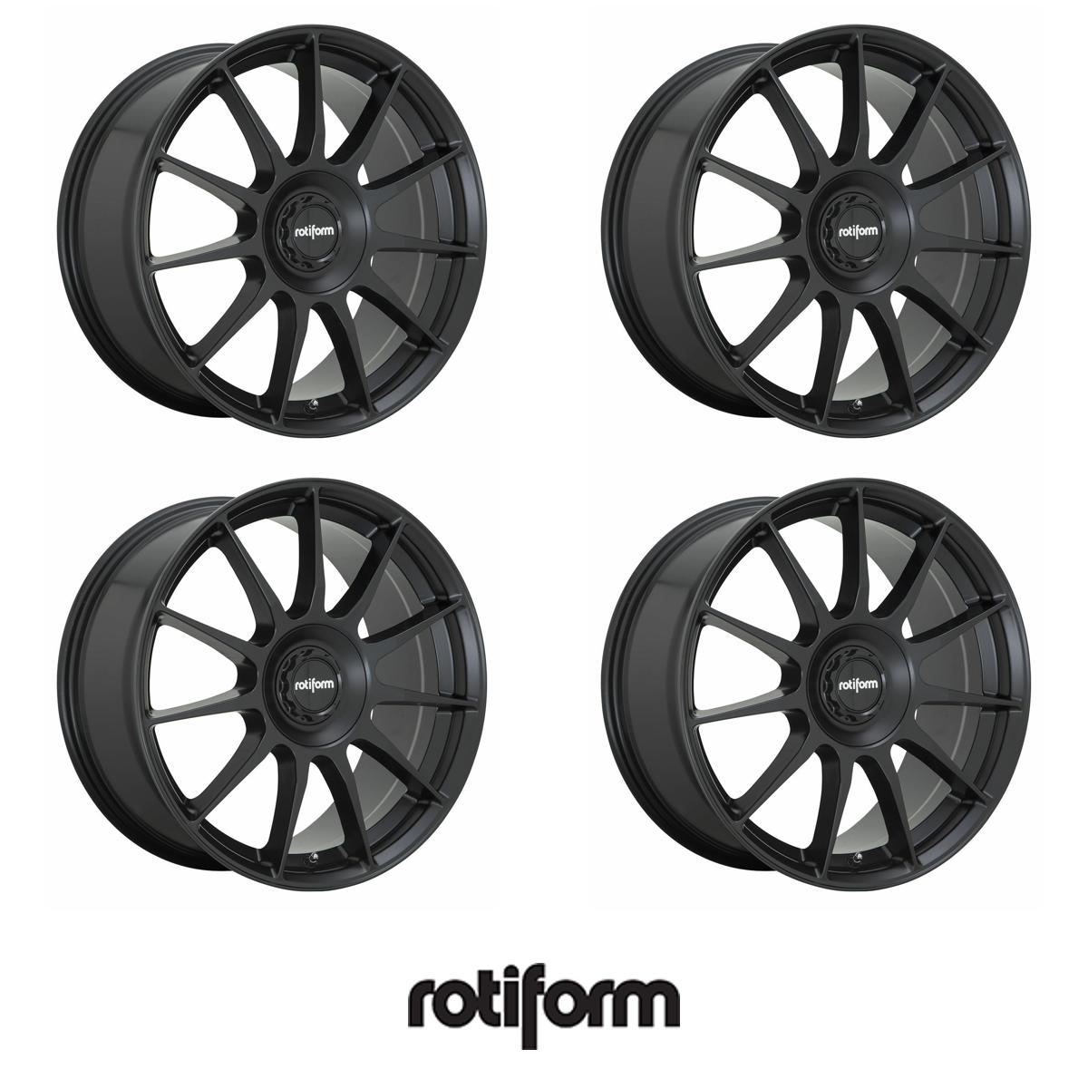 17" ROTIFORM R168 DTM w/ 235/55R17 Wheel & Tire for 2014-2019 Ford ...