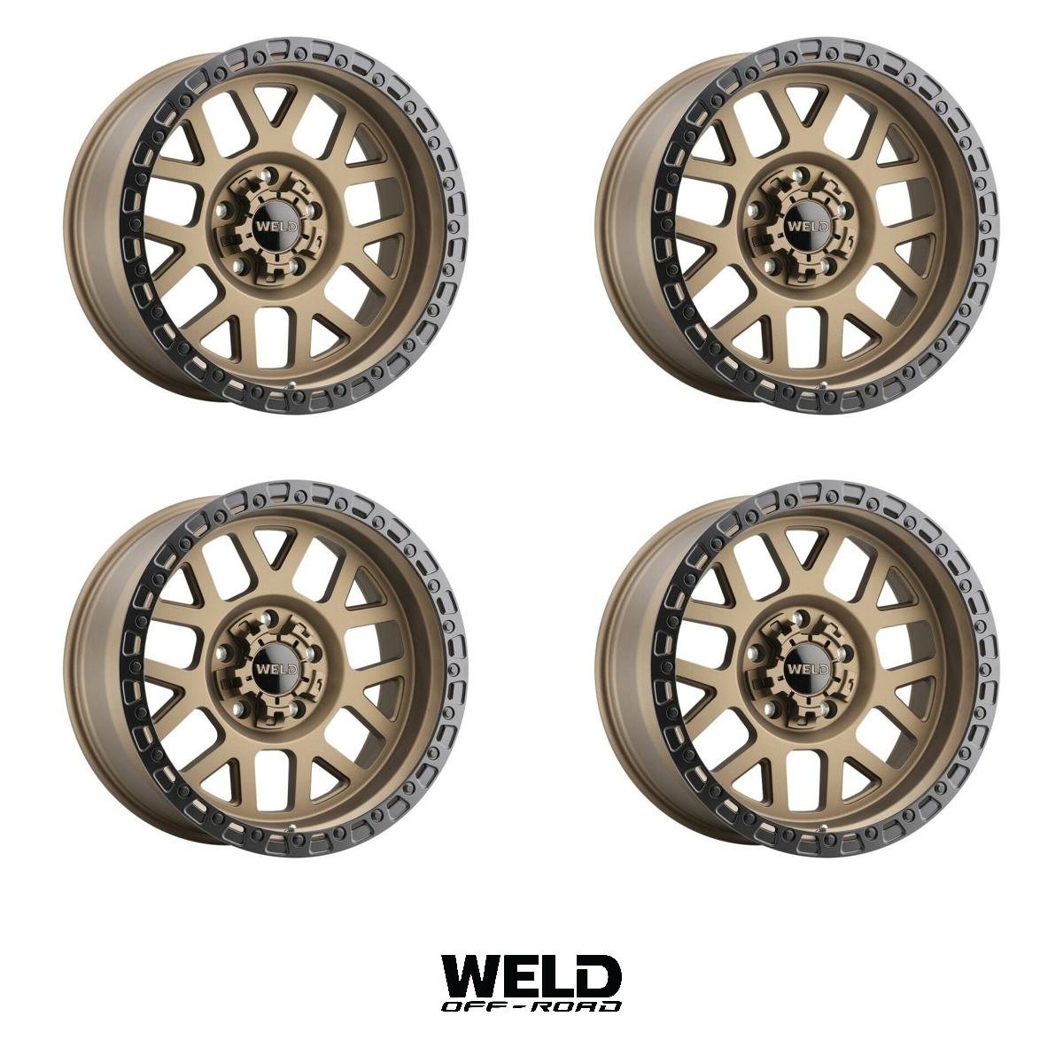 17" WELD OFFROAD CINCH w/ 235/50R17 Performance Wheel & Tire for 2018 ...